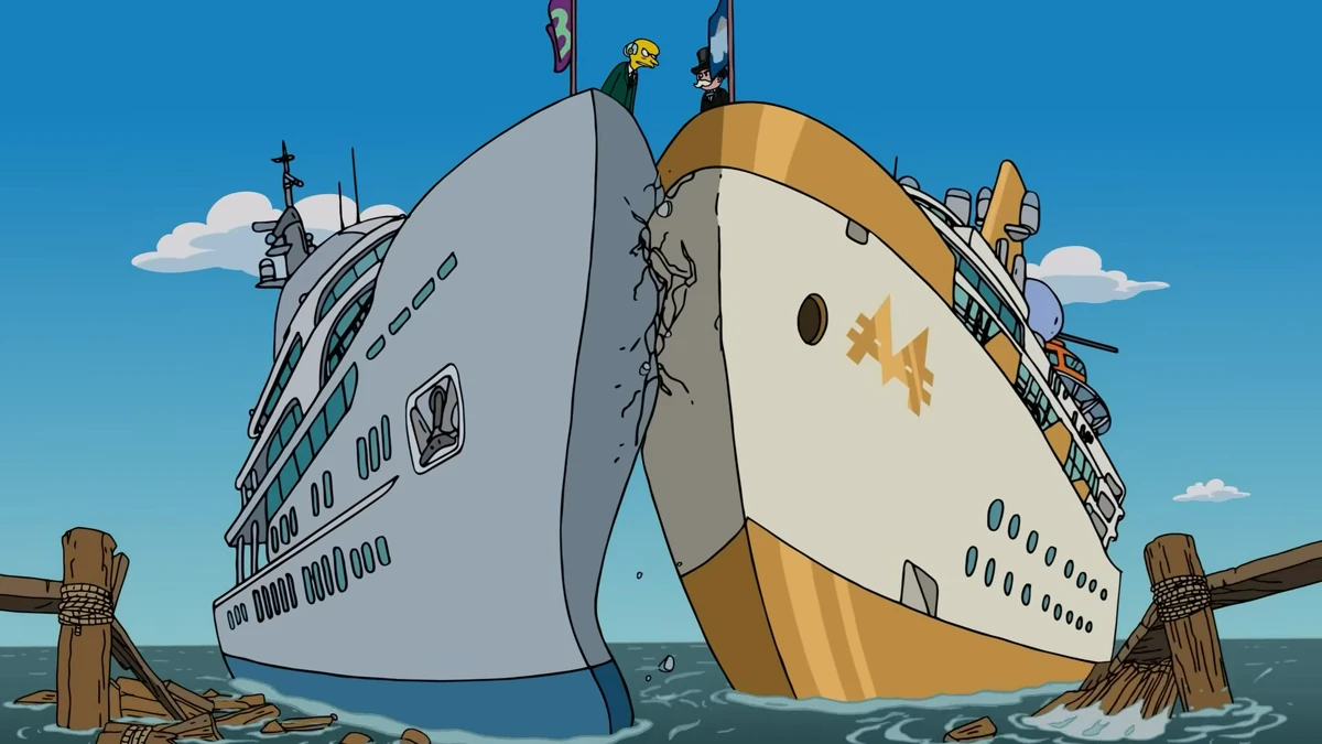 Mr. Burns and Mr. Monopoly's Excellent Rivalry | Simpsons Wiki | Fandom