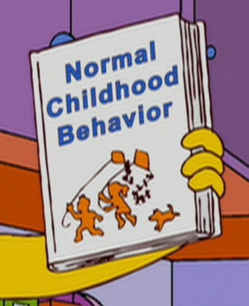 Normal Childhood Behavior | Simpsons Wiki | Fandom