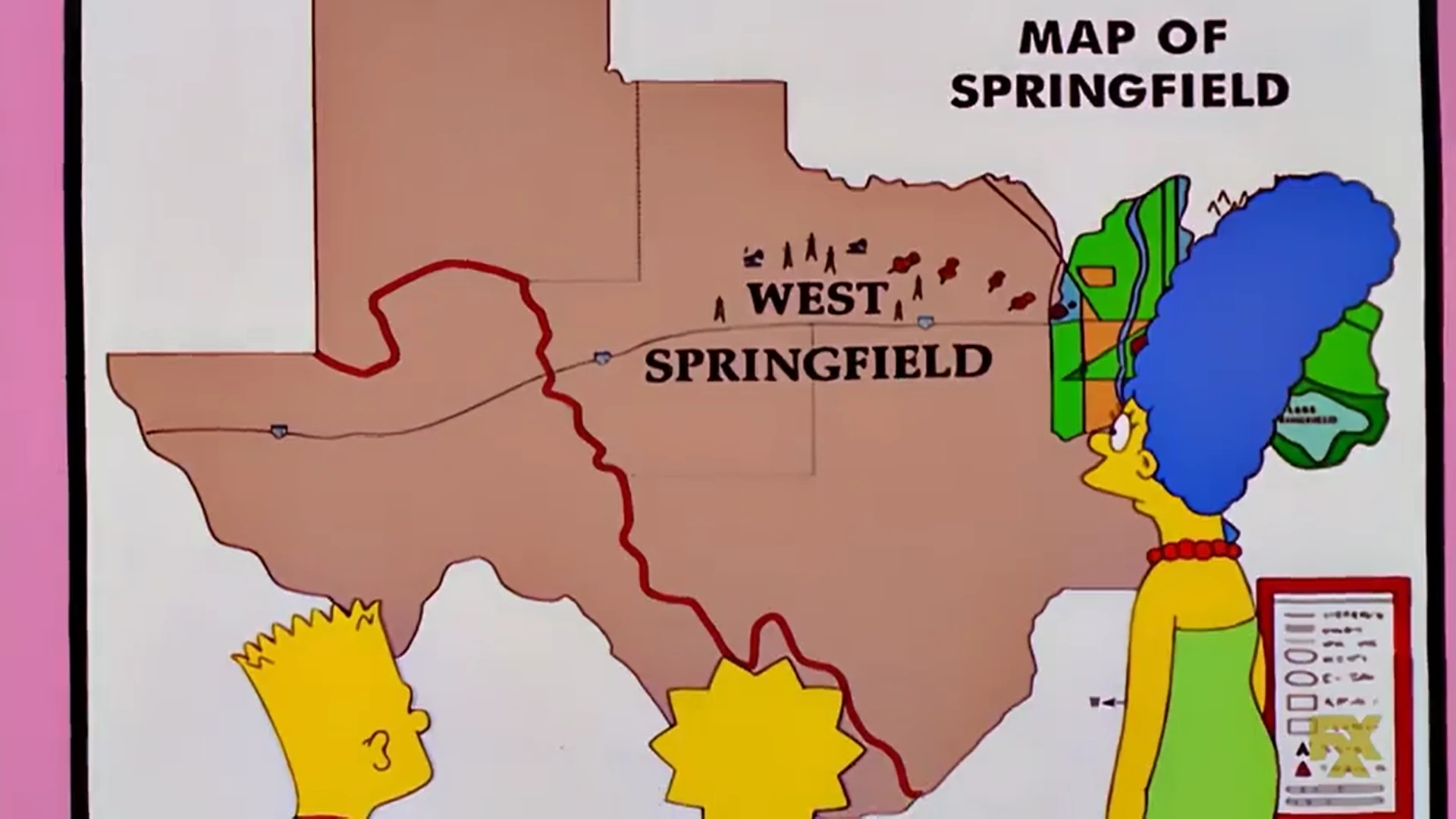 Simpsons Springfield Map The Magic Of The Internet | Springfield