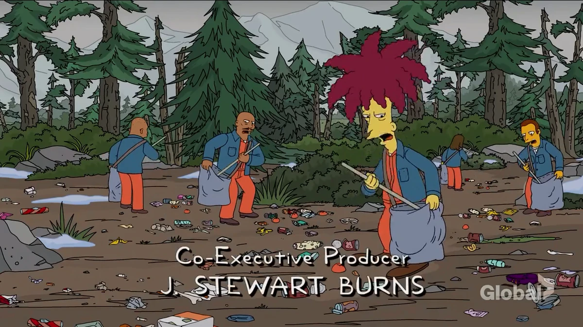 Pickin' Up Trash | Simpsons Wiki | Fandom