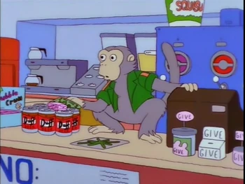 Apu's helper monkey | Simpsons Wiki | Fandom