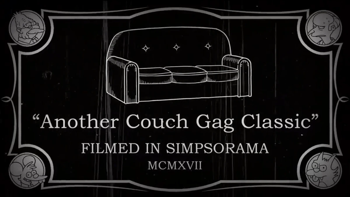 Another Couch Gag Classic couch gag | Simpsons Wiki | Fandom