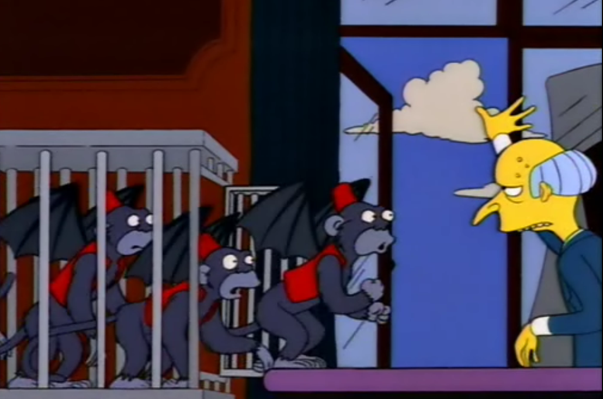Burns' Flying Monkeys | Simpsons Wiki | Fandom