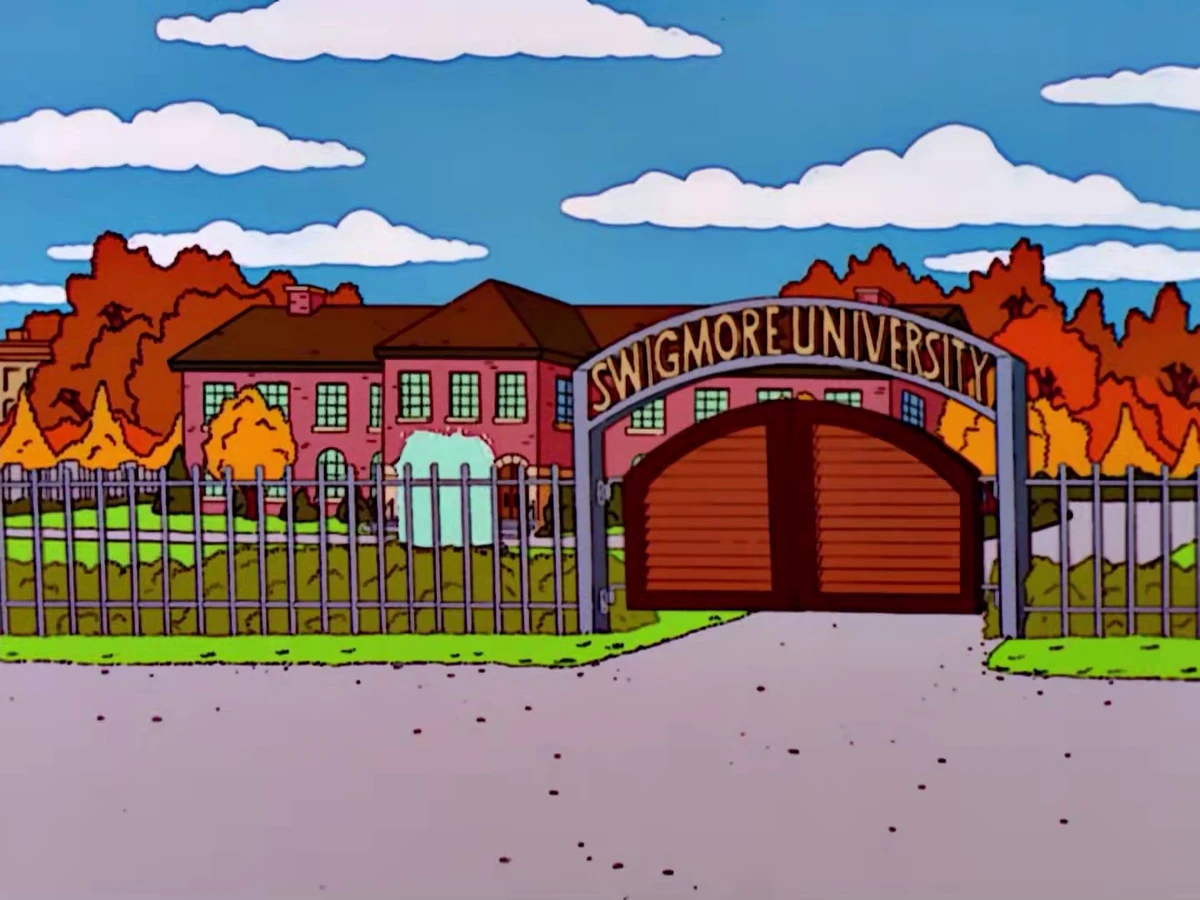 Swigmore University | Simpsons Wiki | Fandom