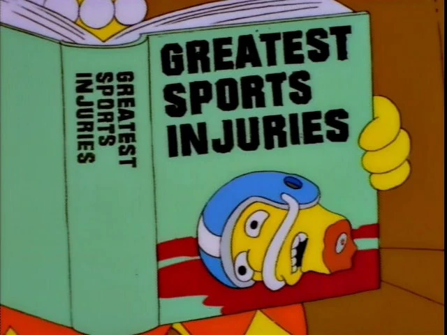 Greatest Sports Injuries | Simpsons Wiki | Fandom
