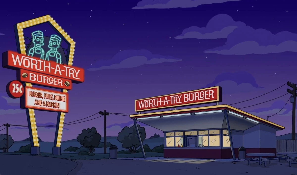 Worth-A-Try Burger | Simpsons Fanon | Fandom
