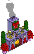 Rigellian Christmas Fireplace | The Simpsons: Tapped Out Wiki | Fandom