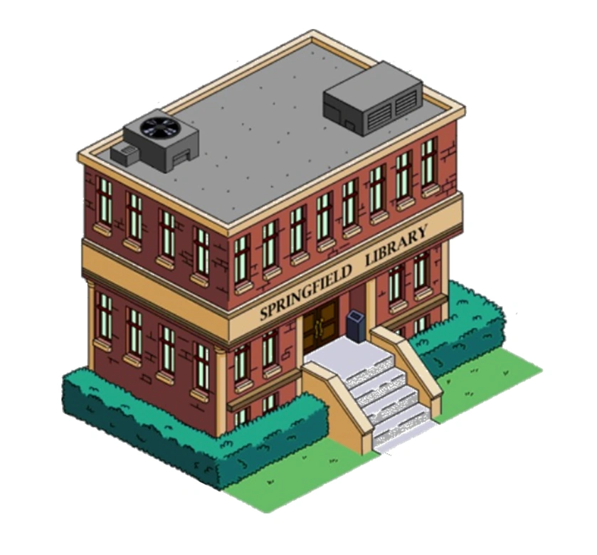 Springfield Library | The Simpsons: Tapped Out Wiki | Fandom