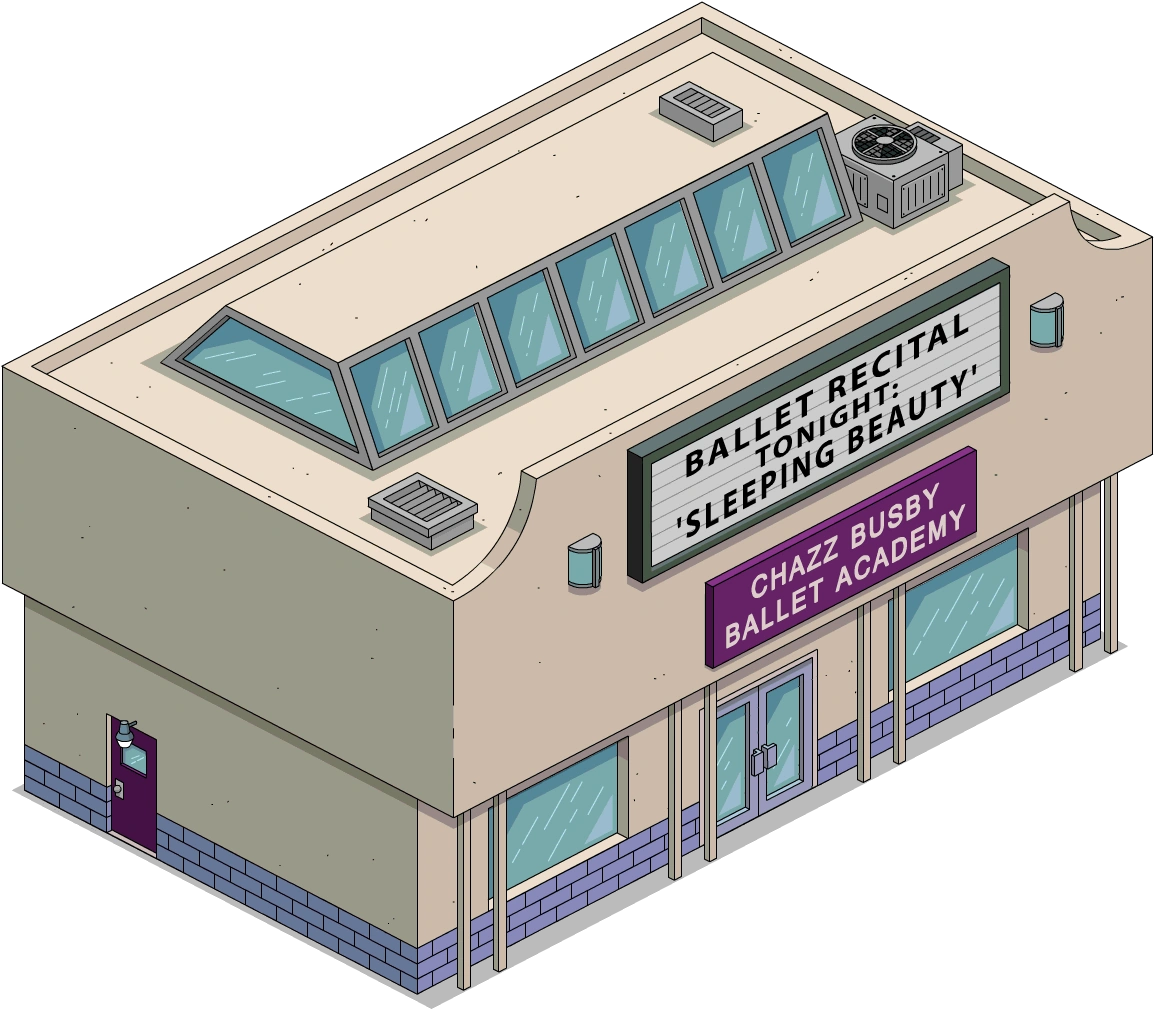 Chazz Busby Ballet Academy | The Simpsons: Tapped Out Wiki | Fandom