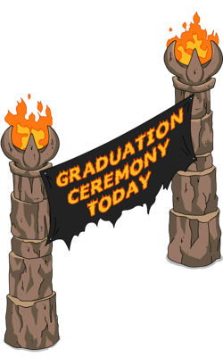 Hell Graduation Banner | Los Simpson Springfield Wiki | Fandom