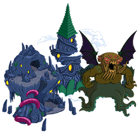 R'lyeh (Bermuda Triangle Lair) Bundle | The Simpsons: Tapped Out Wiki ...