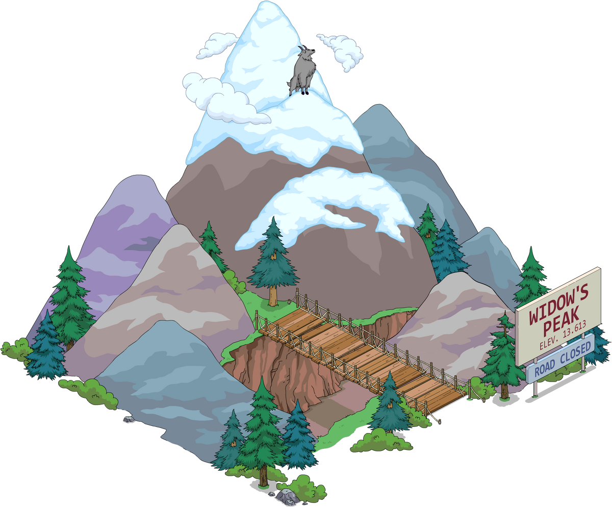 Widow's Peak | The Simpsons: Tapped Out Wiki | Fandom