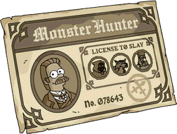 Monster Hunter License | The Simpsons: Tapped Out Wiki | Fandom