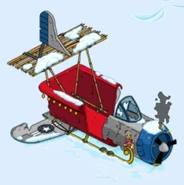 Santa's Plane Sled | The Simpsons: Tapped Out Wiki | Fandom
