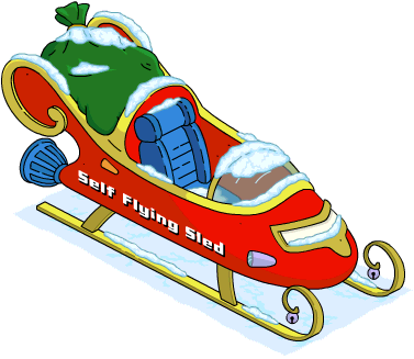 Self-flying Sled | The Simpsons: Tapped Out Wiki | Fandom