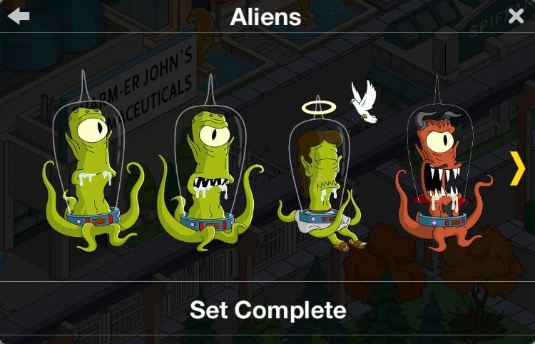Category:Aliens | The Simpsons: Tapped Out Wiki | Fandom