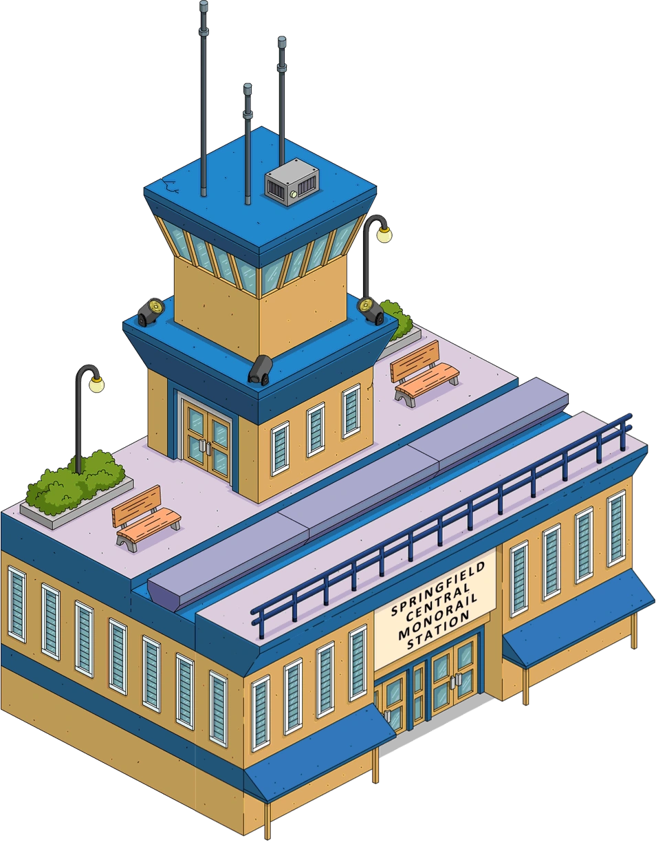 Monorail Station | The Simpsons: Tapped Out Wiki | Fandom