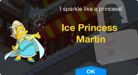 Ice Princess Martin | The Simpsons: Tapped Out Wiki | Fandom