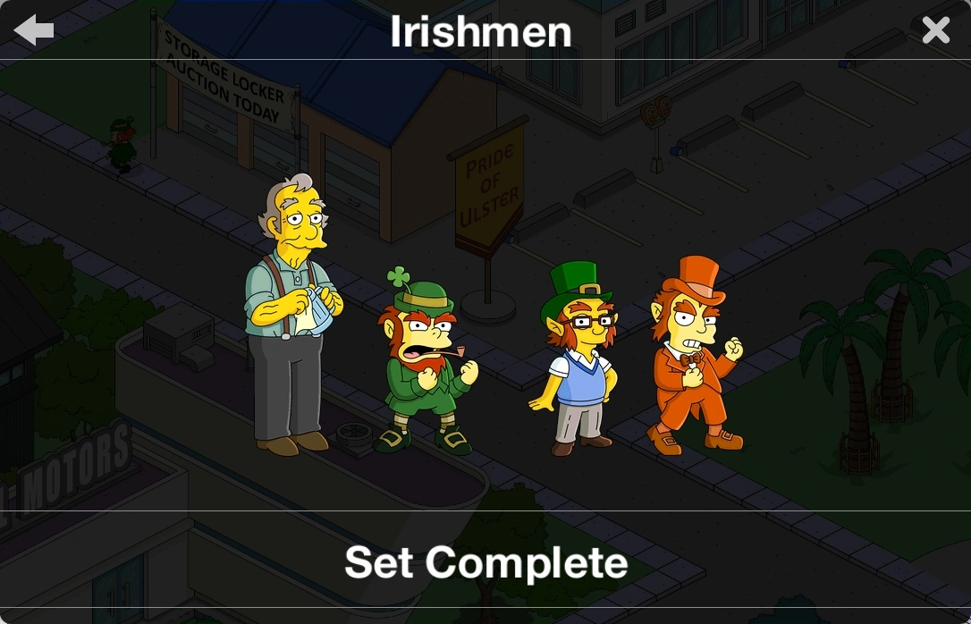 Category:Irishmen | The Simpsons: Tapped Out Wiki | Fandom