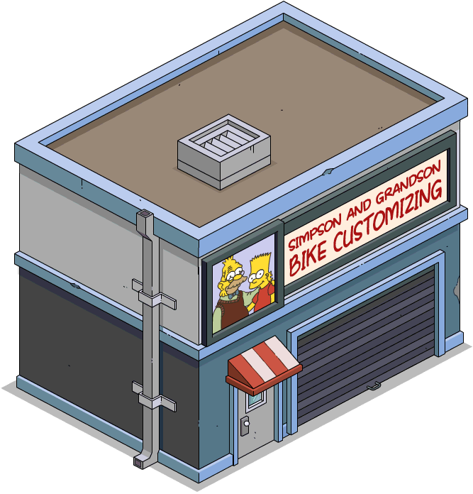 Simpson and Grandson Bike Customizing | The Simpsons: Tapped Out Wiki ...