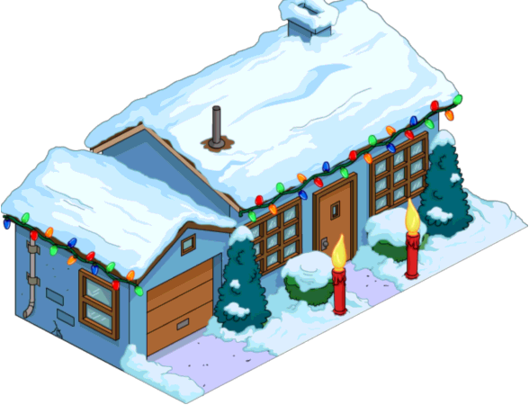 Christmas Blue House | The Simpsons: Tapped Out Wiki | Fandom