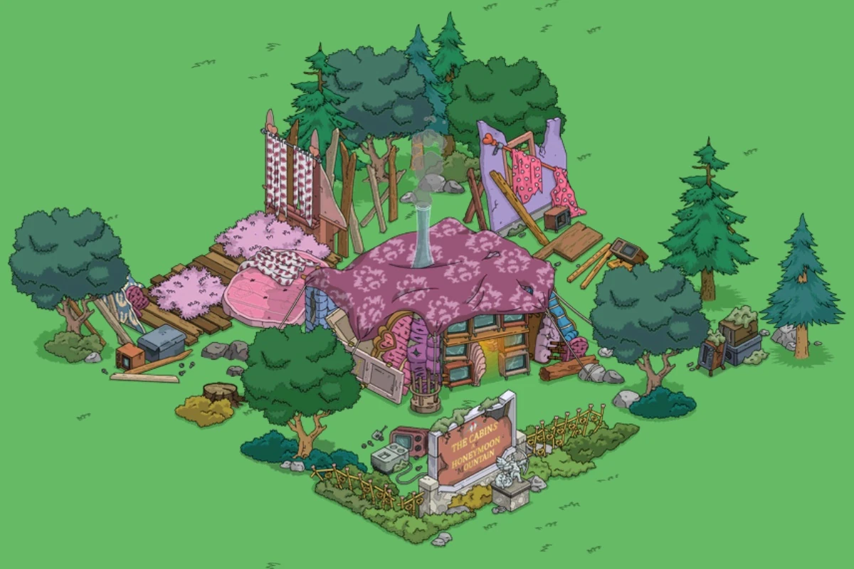 The Cabins at Honeymoon Mountain | Los Simpson Springfield Wiki | Fandom