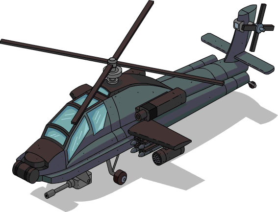 Attack Helicopter | The Simpsons: Tapped Out Wiki | Fandom