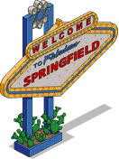 Welcome to Springfield Sign | The Simpsons: Tapped Out Wiki | Fandom