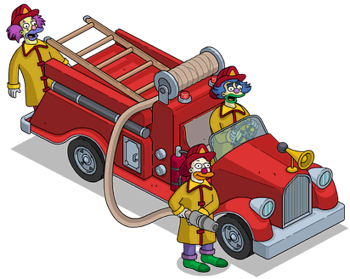 Clown Fire Truck | The Simpsons: Tapped Out Wiki | Fandom