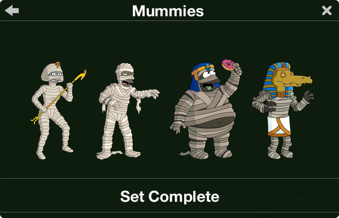 Category:Mummies | The Simpsons: Tapped Out Wiki | Fandom