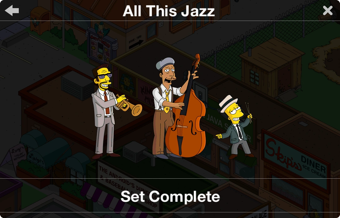 Category:All This Jazz | The Simpsons: Tapped Out Wiki | Fandom