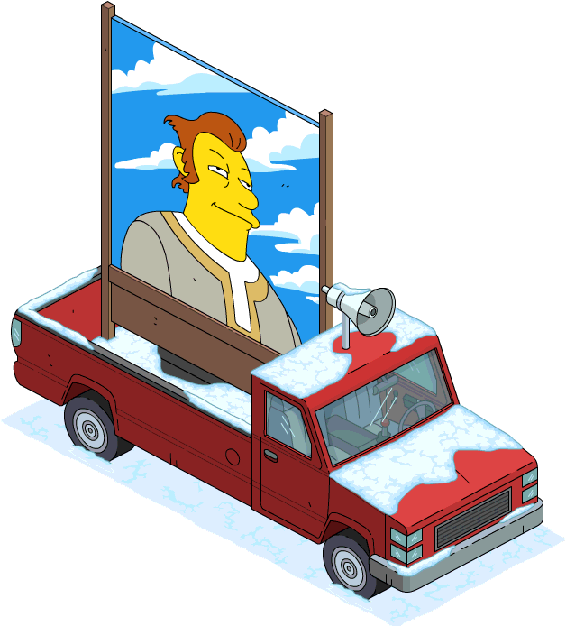Movementarian Ad Truck | The Simpsons: Tapped Out Wiki | Fandom