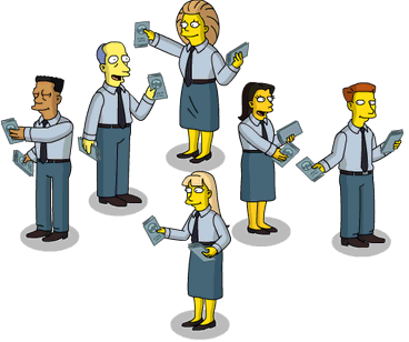 Movementarian Recruiters | The Simpsons: Tapped Out Wiki | Fandom