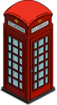 Telephone Booth Clipart
