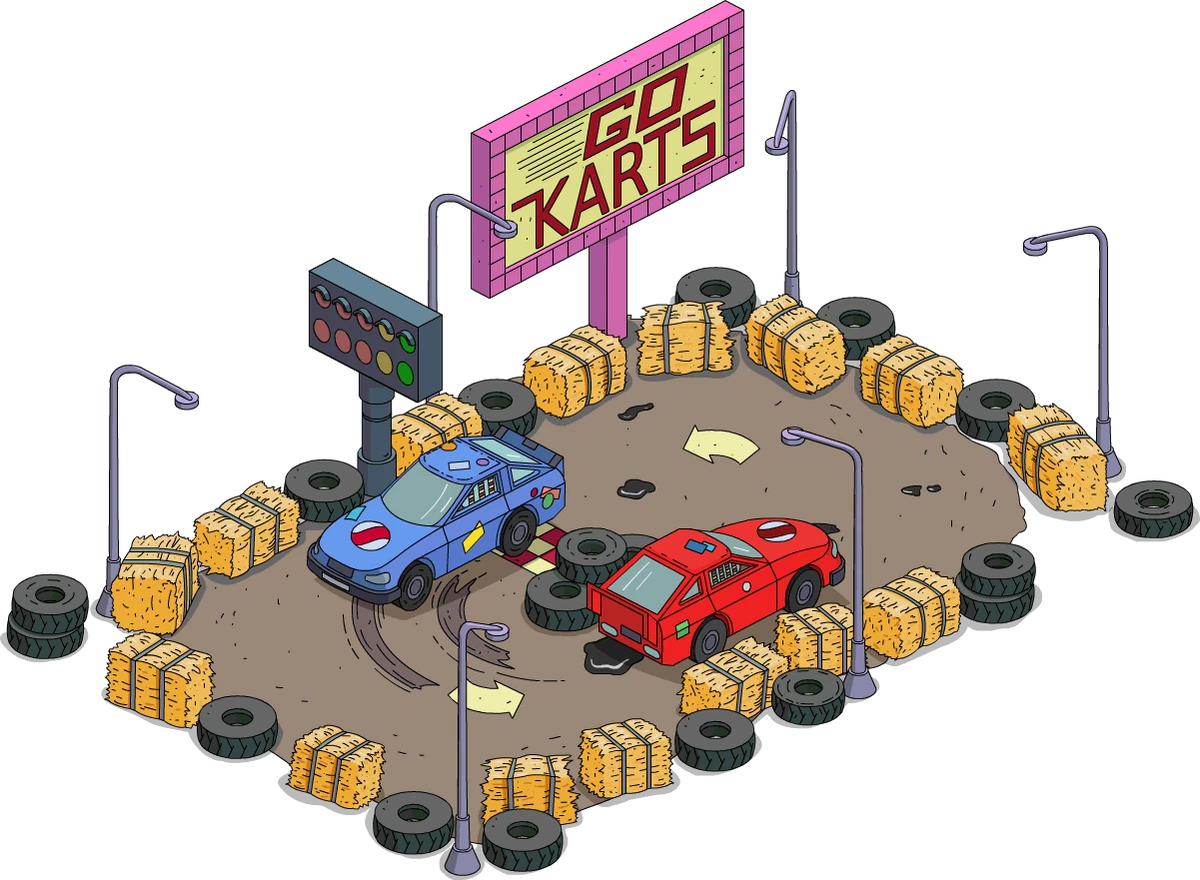 Go-Kart Track | The Simpsons: Tapped Out Wiki | Fandom