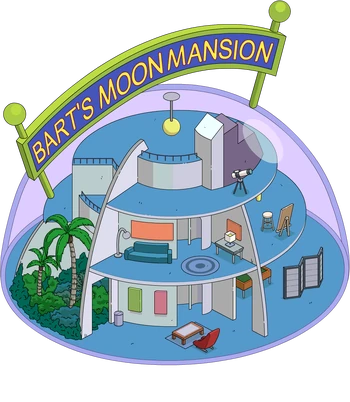 Bart's Moon Mansion | The Simpsons: Tapped Out Wiki | Fandom