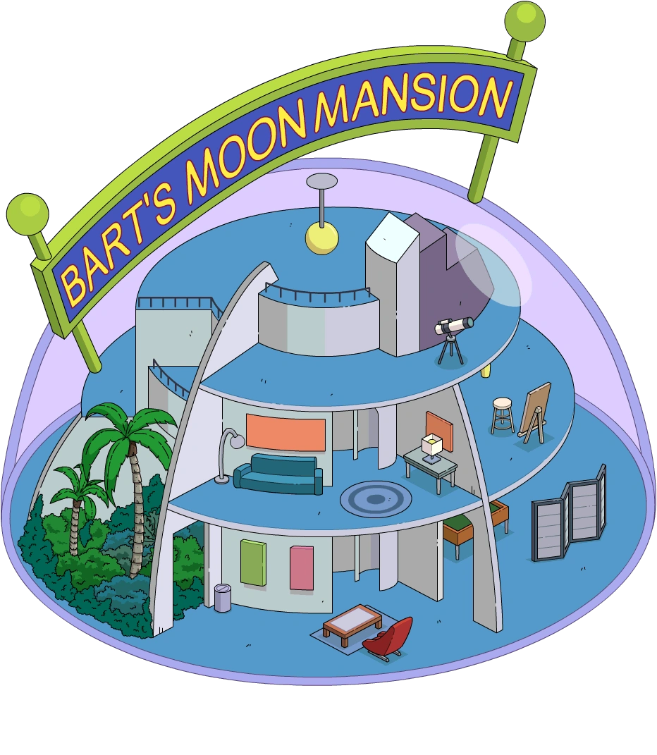 Bart's Moon Mansion | The Simpsons: Tapped Out Wiki | Fandom