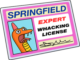 Whacking Day License | The Simpsons: Tapped Out Wiki | Fandom