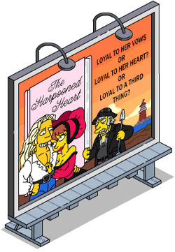 Harpooned Heart Billboard | Los Simpson Springfield Wiki | Fandom