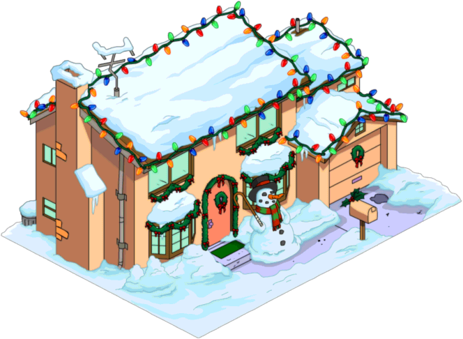 Christmas Simpsons Home | The Simpsons: Tapped Out Wiki | Fandom