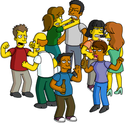 Unruly Crowd | The Simpsons: Tapped Out Wiki | Fandom