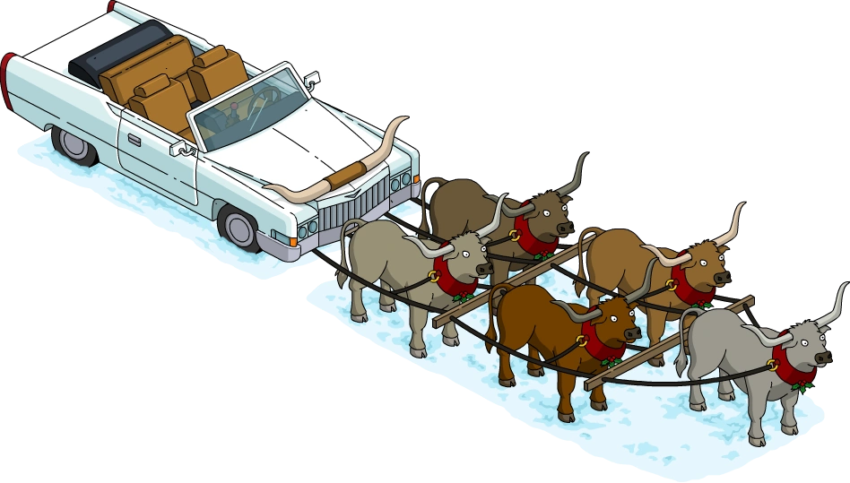 The Rich Texan Sleigh | The Simpsons: Tapped Out Wiki | Fandom