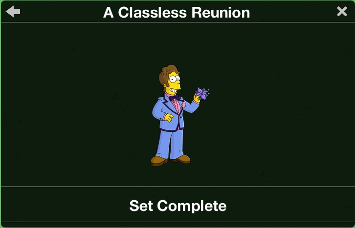 Category:A Classless Reunion | The Simpsons: Tapped Out Wiki | Fandom