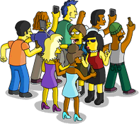 Rude Crowd | The Simpsons: Tapped Out Wiki | Fandom