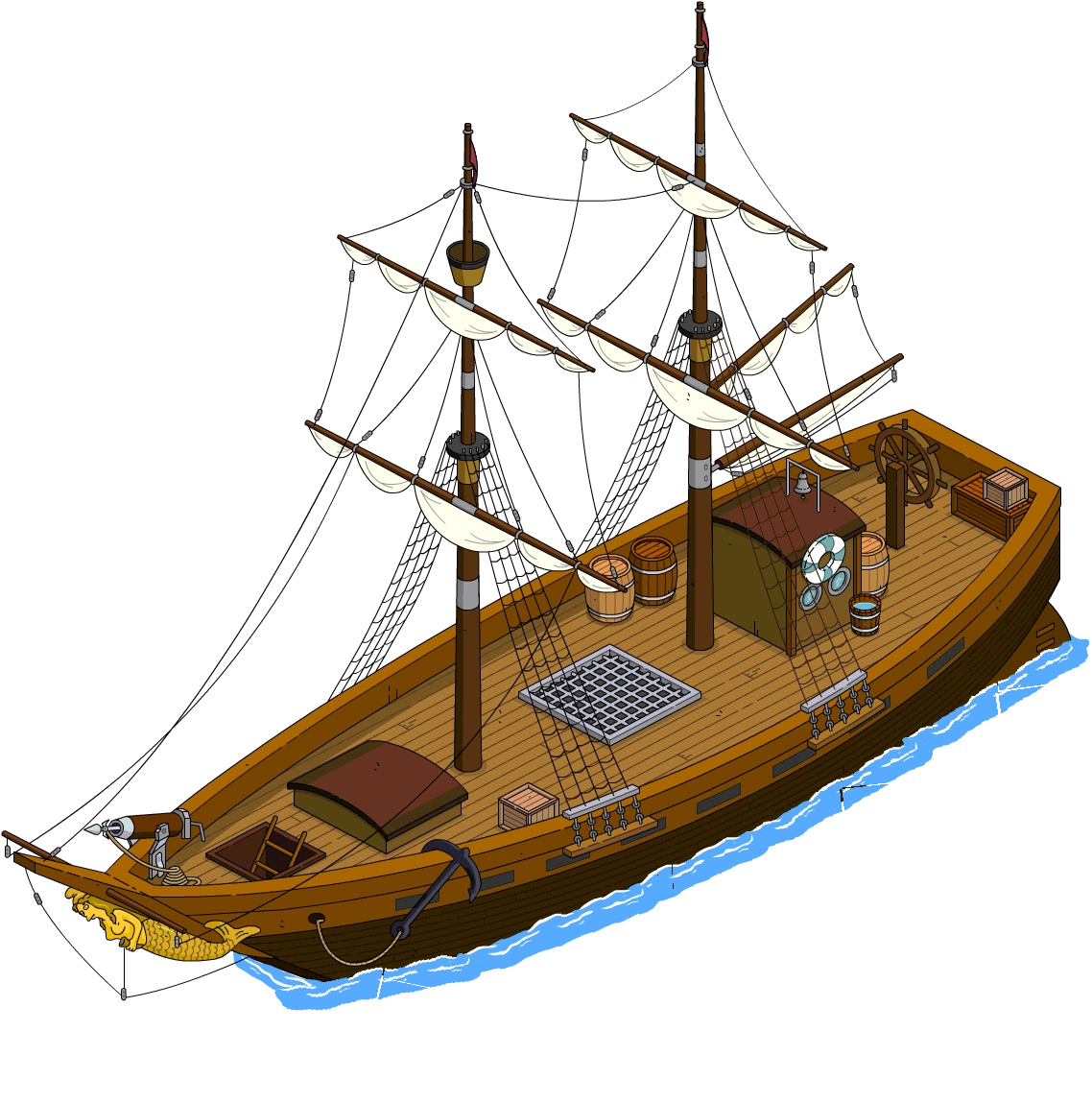 Captain Mordecai's Boat | The Simpsons: Tapped Out Wiki | Fandom