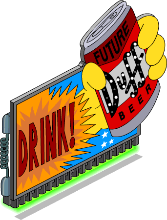 Future Duff Sign | The Simpsons: Tapped Out Wiki | Fandom