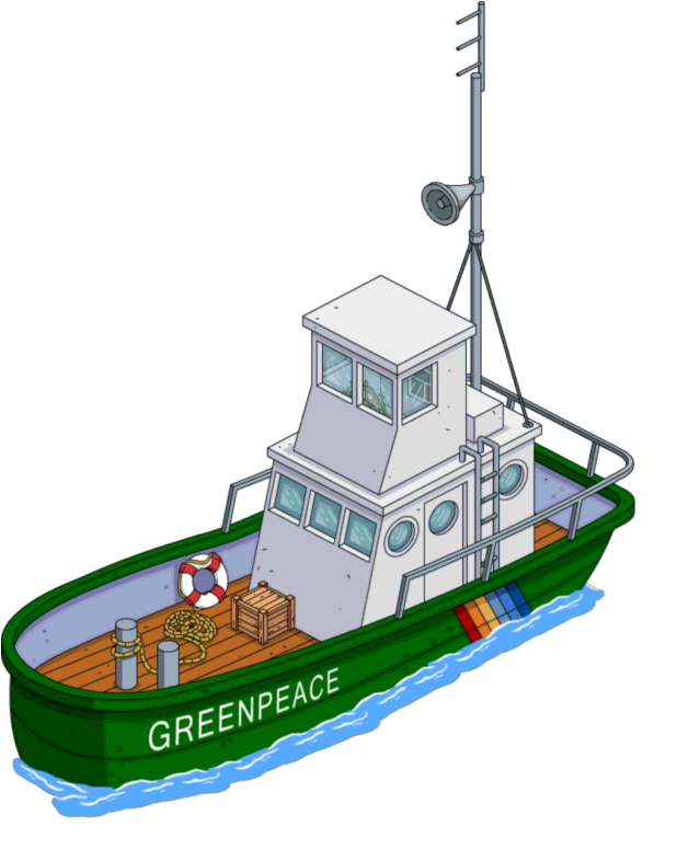 Greenpeace Boat | The Simpsons: Tapped Out Wiki | Fandom