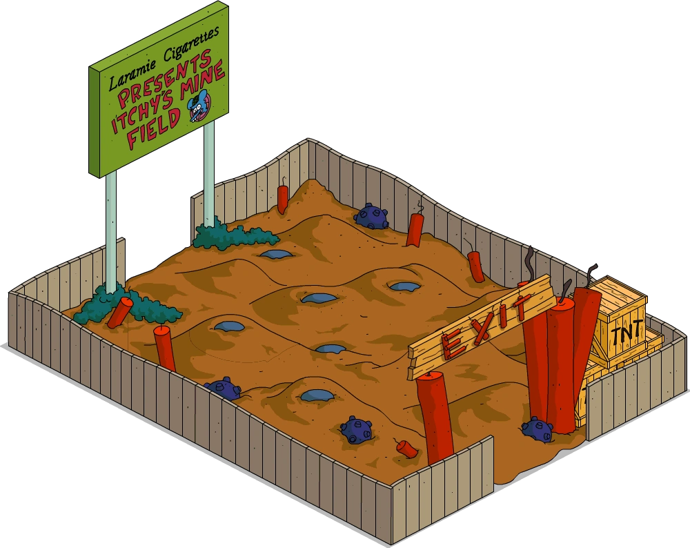 Itchy's Mine Field | The Simpsons: Tapped Out Wiki | Fandom