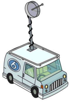 Channel 6 News Van | The Simpsons: Tapped Out Wiki | Fandom