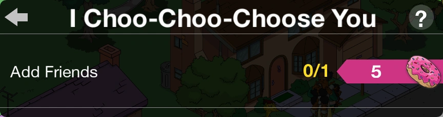 I Choo-Choo-Choose You | The Simpsons: Tapped Out Wiki | Fandom